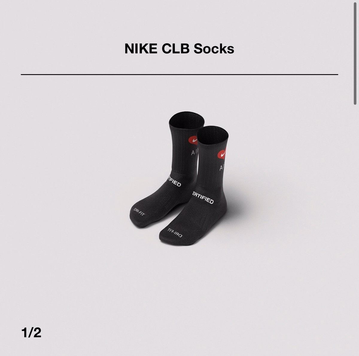 Nike NIKE CLB SOCKS SIZE L | Grailed