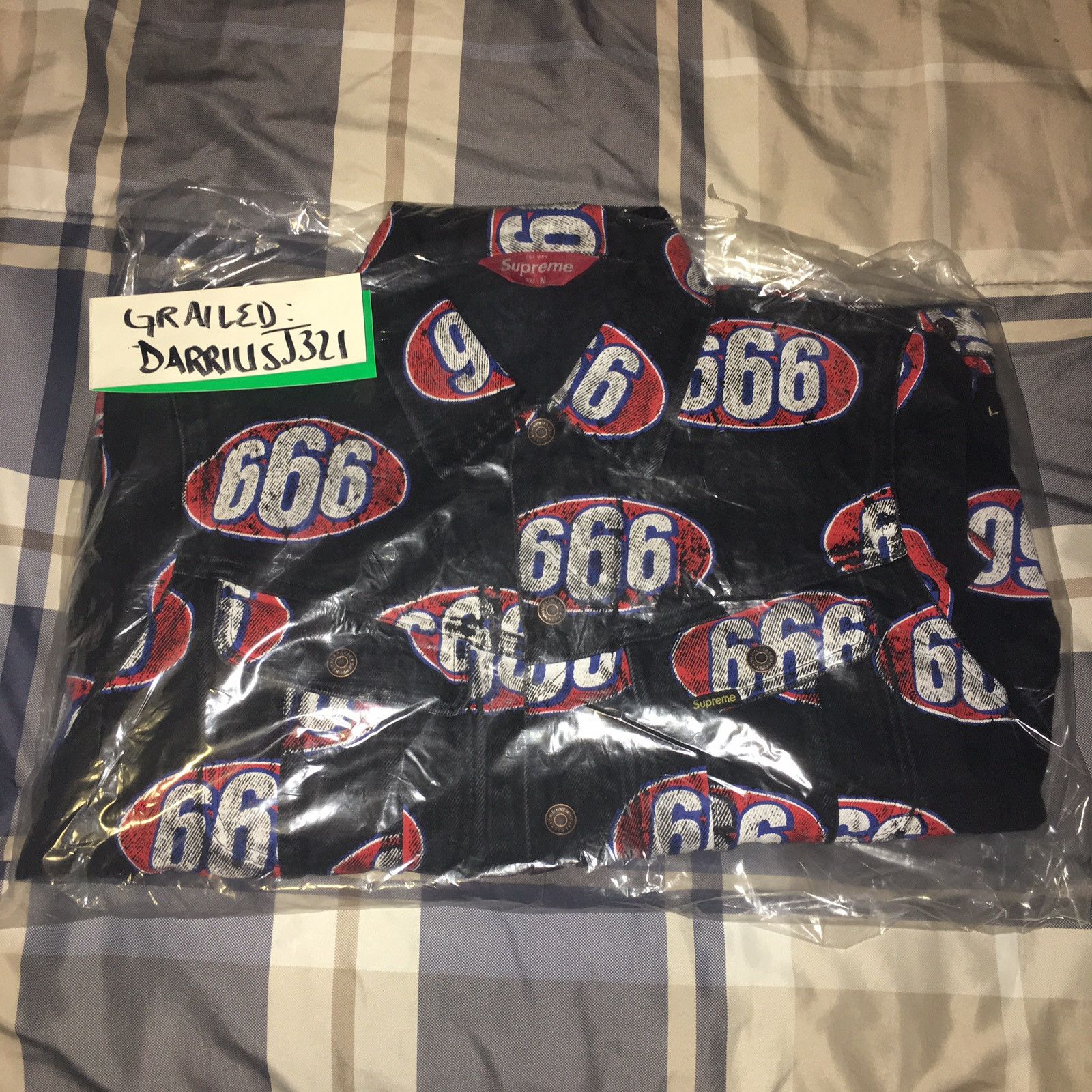 Supreme 666 Denim Trucker Jacket | Grailed