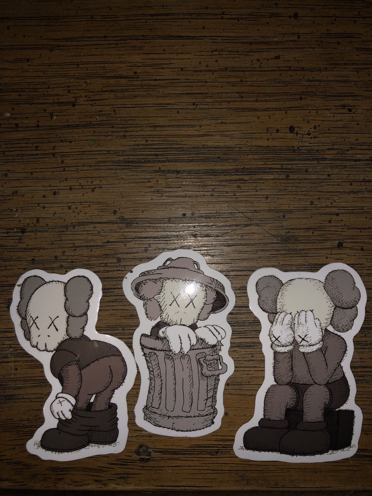 Kaws × Stickers Kaws sticker 3 pack | Grailed