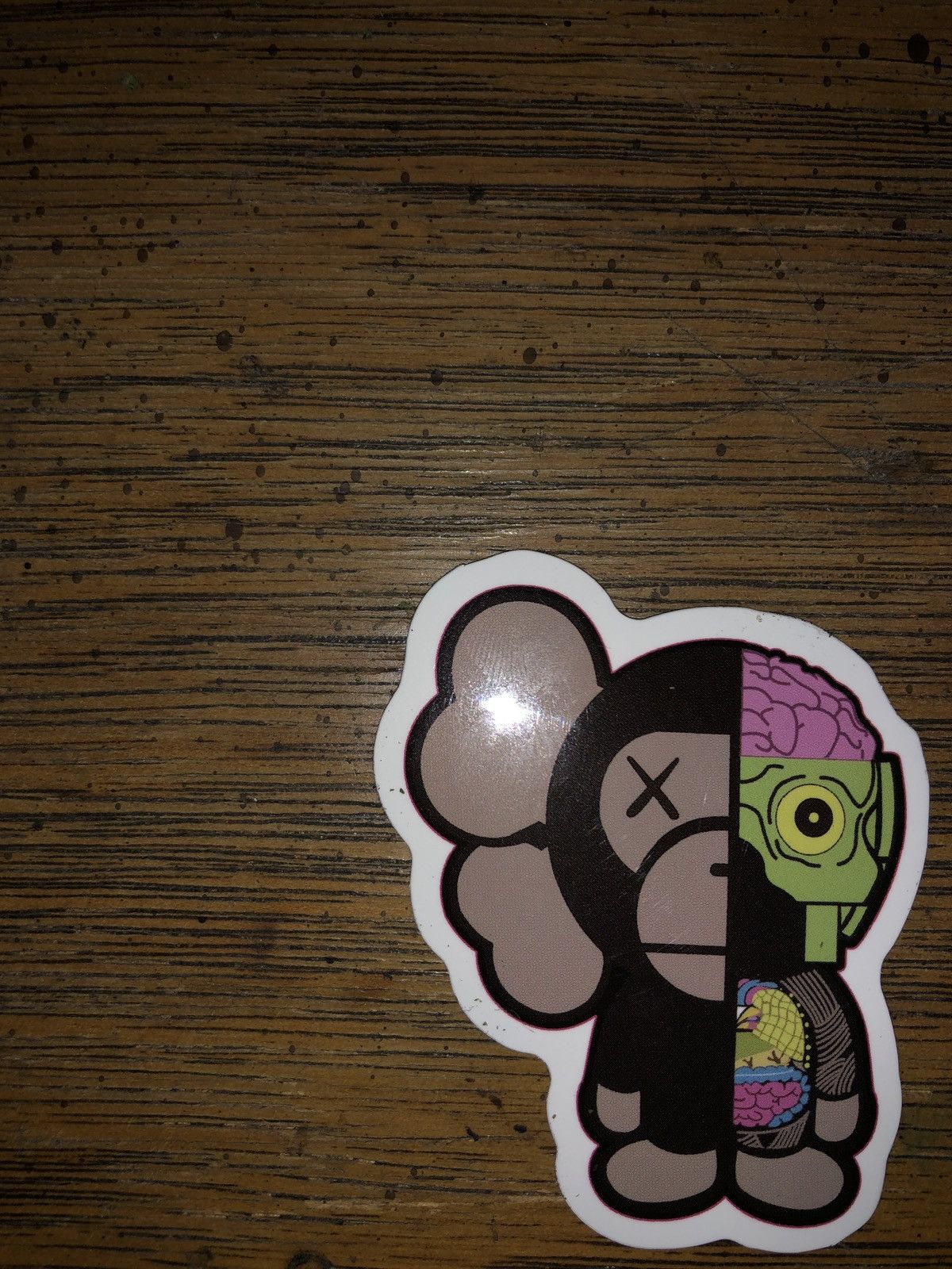 Bape × Kaws × Stickers Kaws X Bape sticker | Grailed