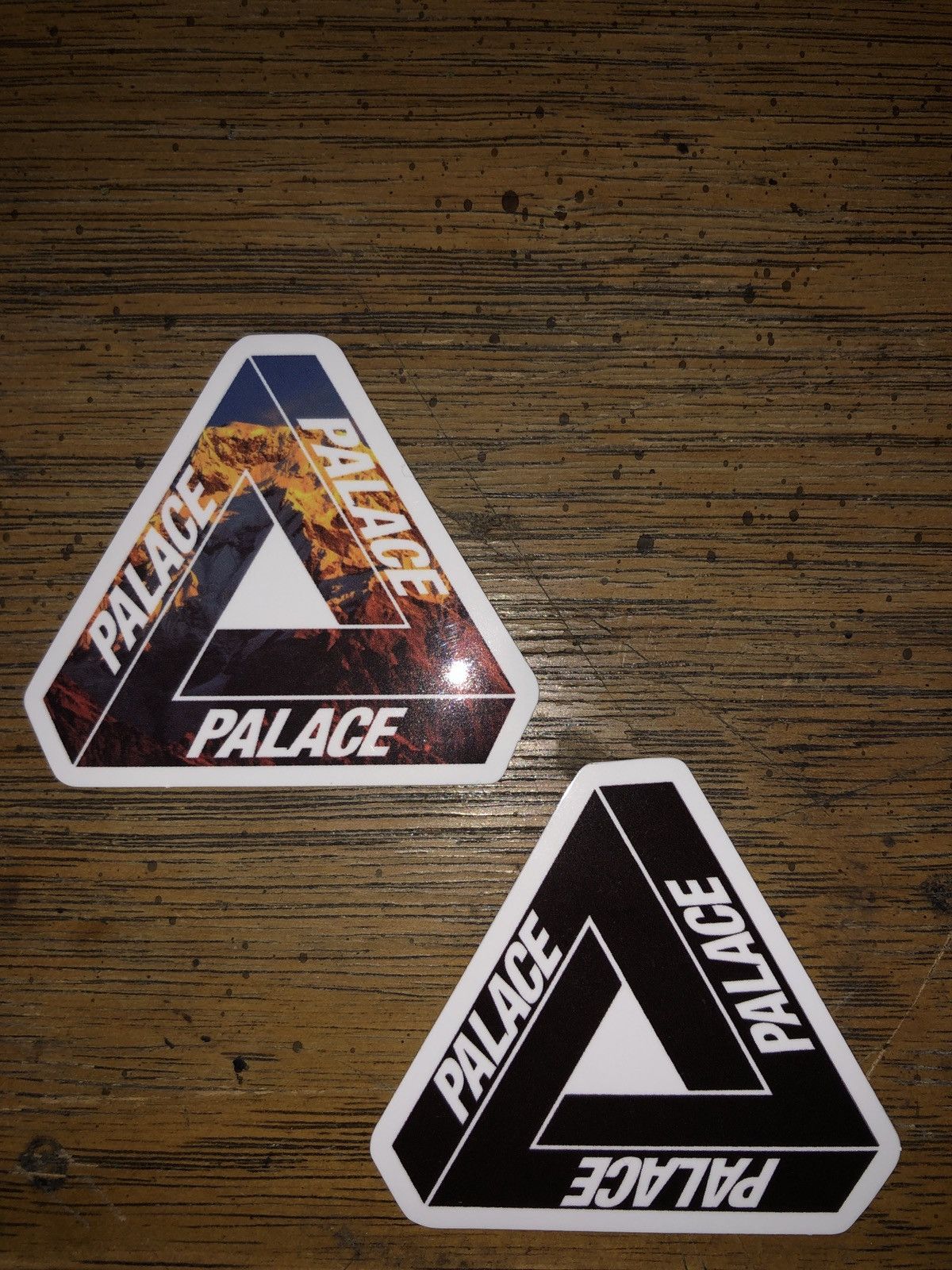 Palace × Stickers Palace Tri Logo Sticker (2 pack) | Grailed