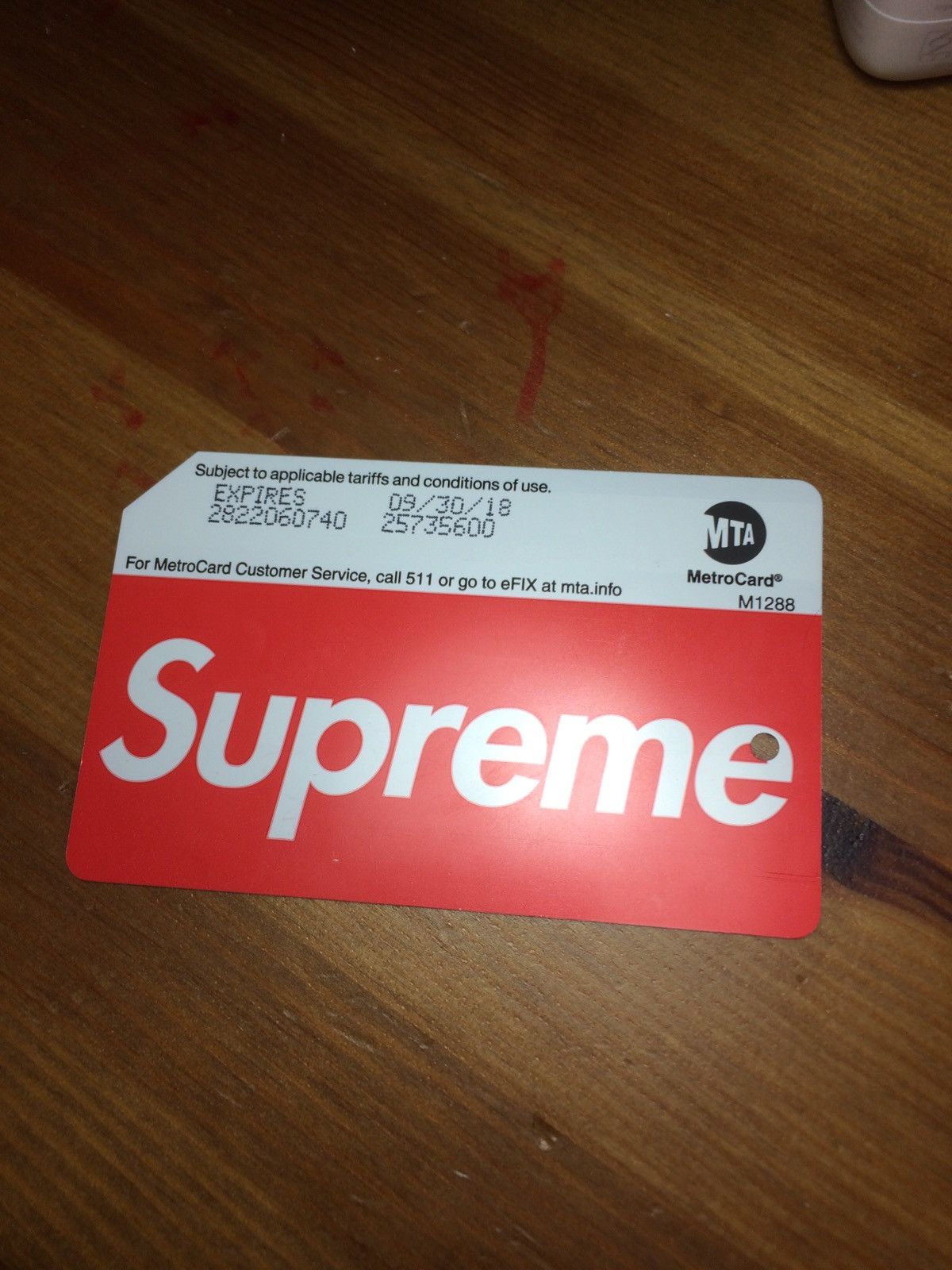 Supreme Supreme Metro Card | Grailed