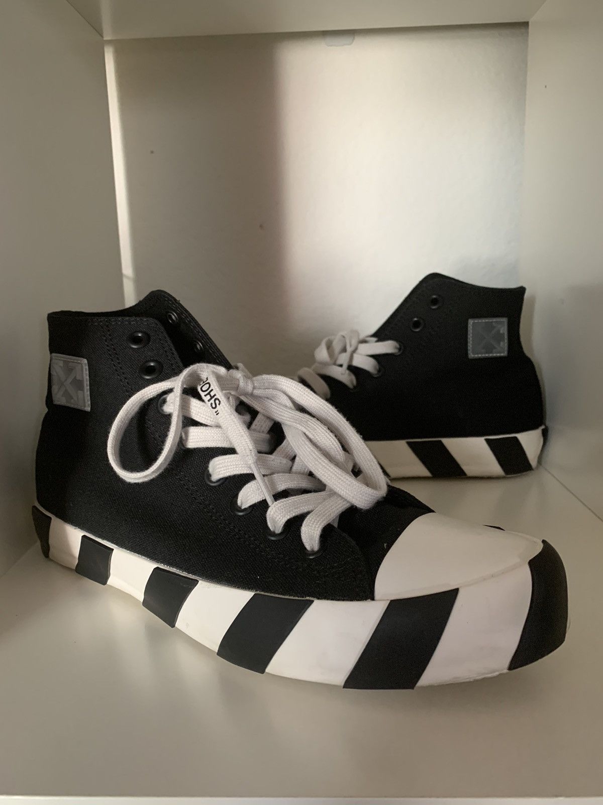 Off-White Vulc High-Top Black | Grailed