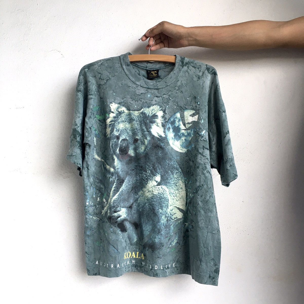Streetwear × Vintage Rare Vintage Churinga Designs Koala Tie Dye | Grailed