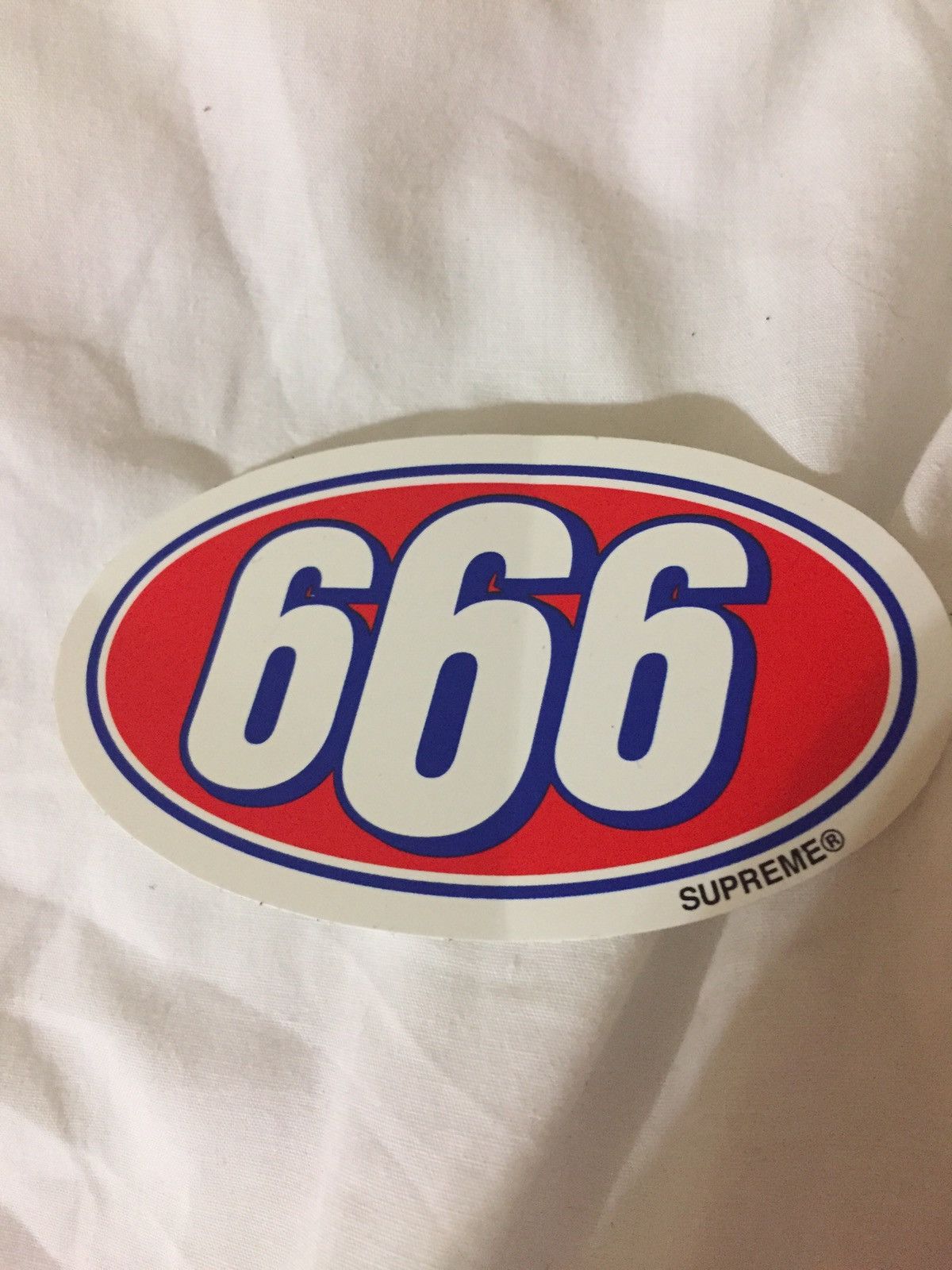 Supreme 666 Sticker | Grailed