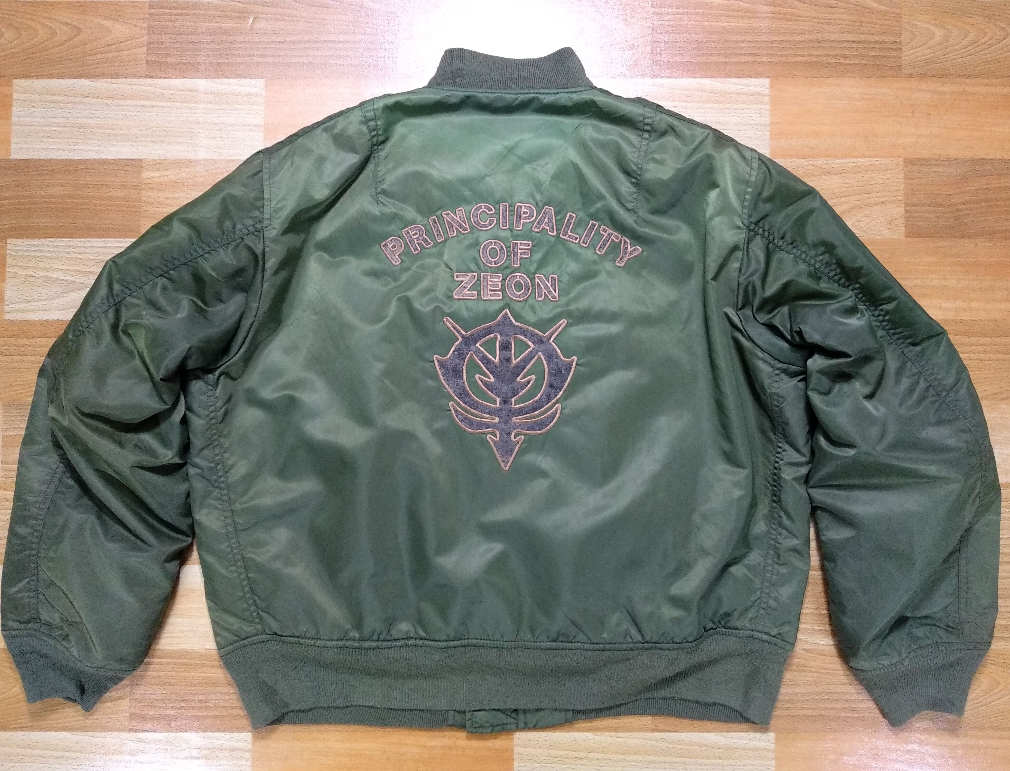 Anime × Japanese Brand Free Express Ship! Gundam Zeon Flight Jacket ...