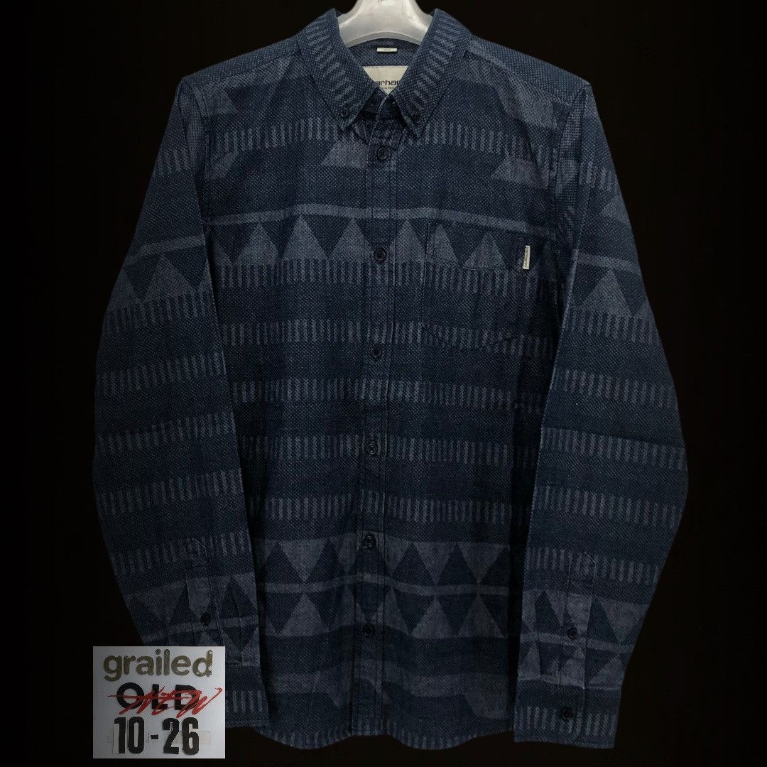 Carhartt Wip Aztec Print L/S Button Up | Grailed