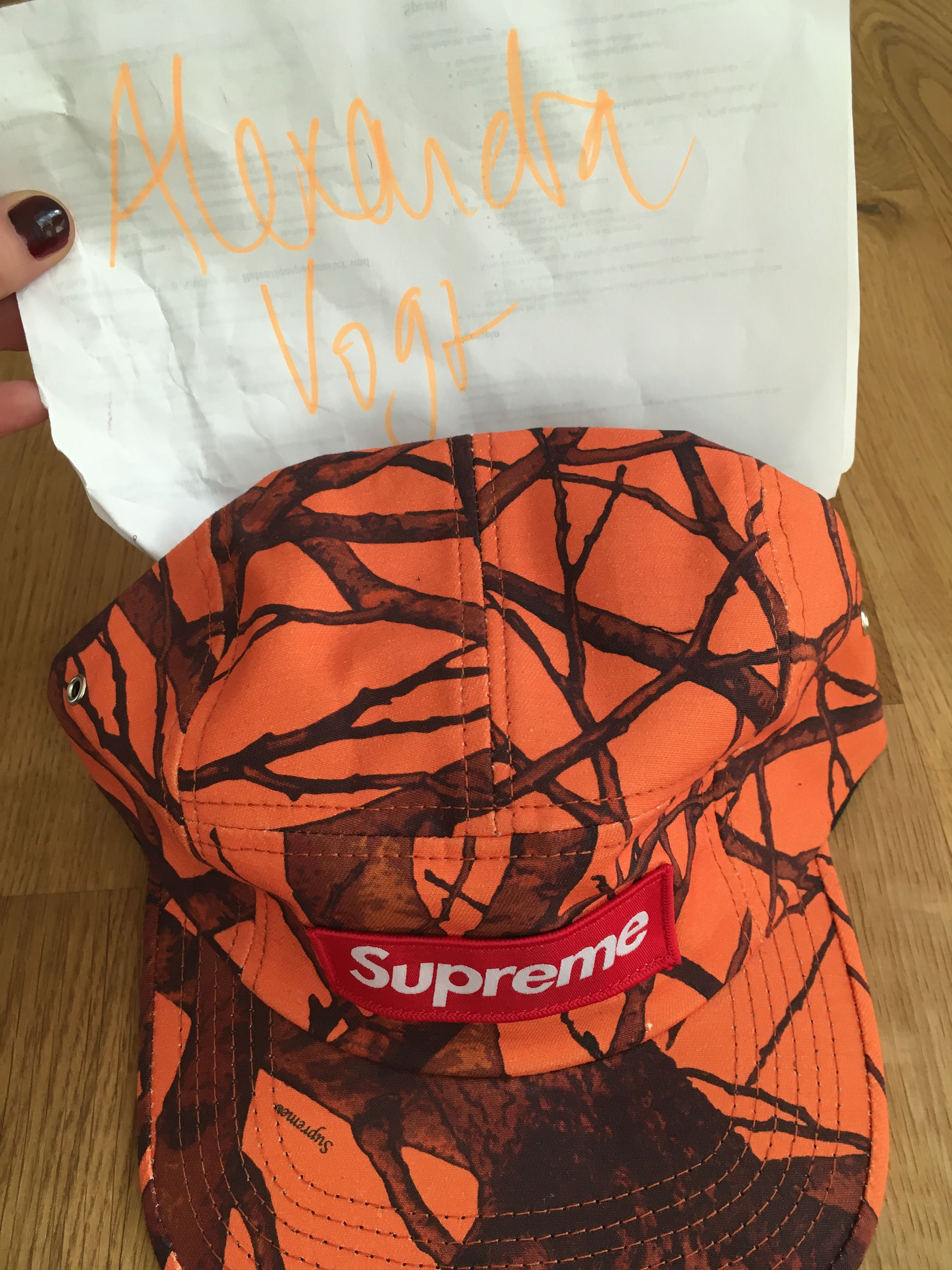Supreme Orange Tree Camo Camp Cap 5-panel | Grailed