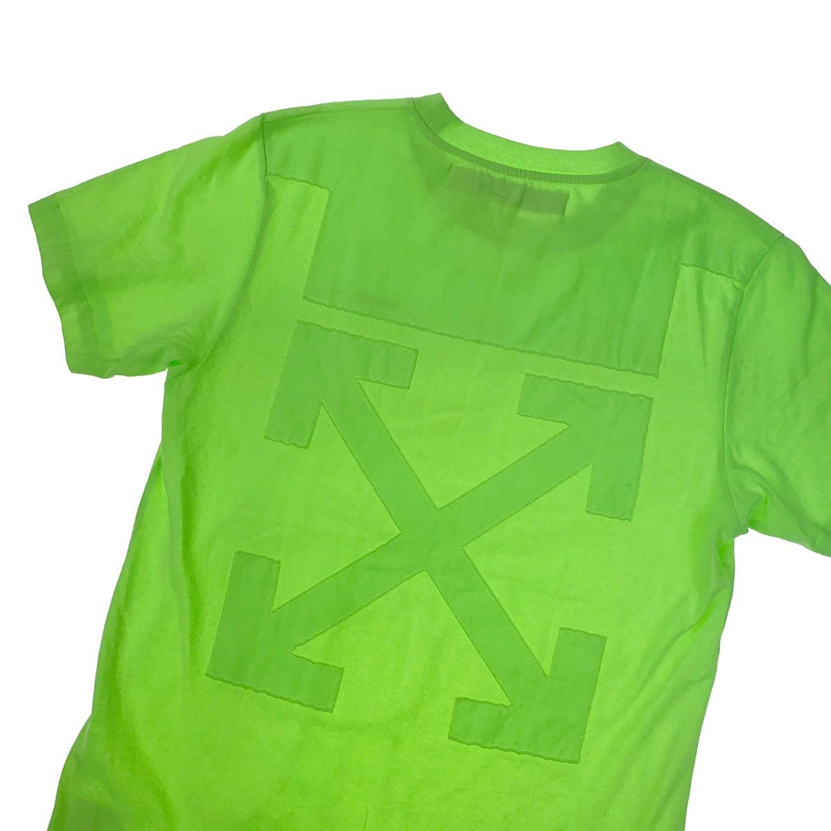 Off-White Off-White Neon Green T Shirt | Grailed