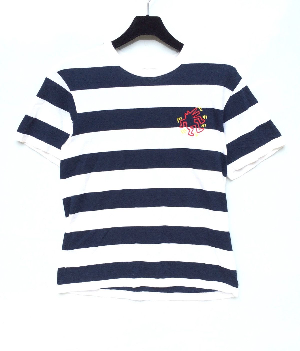 Keith Haring × Uniqlo Keith Haring Border Stripe X Uniqlo Tshirt | Grailed