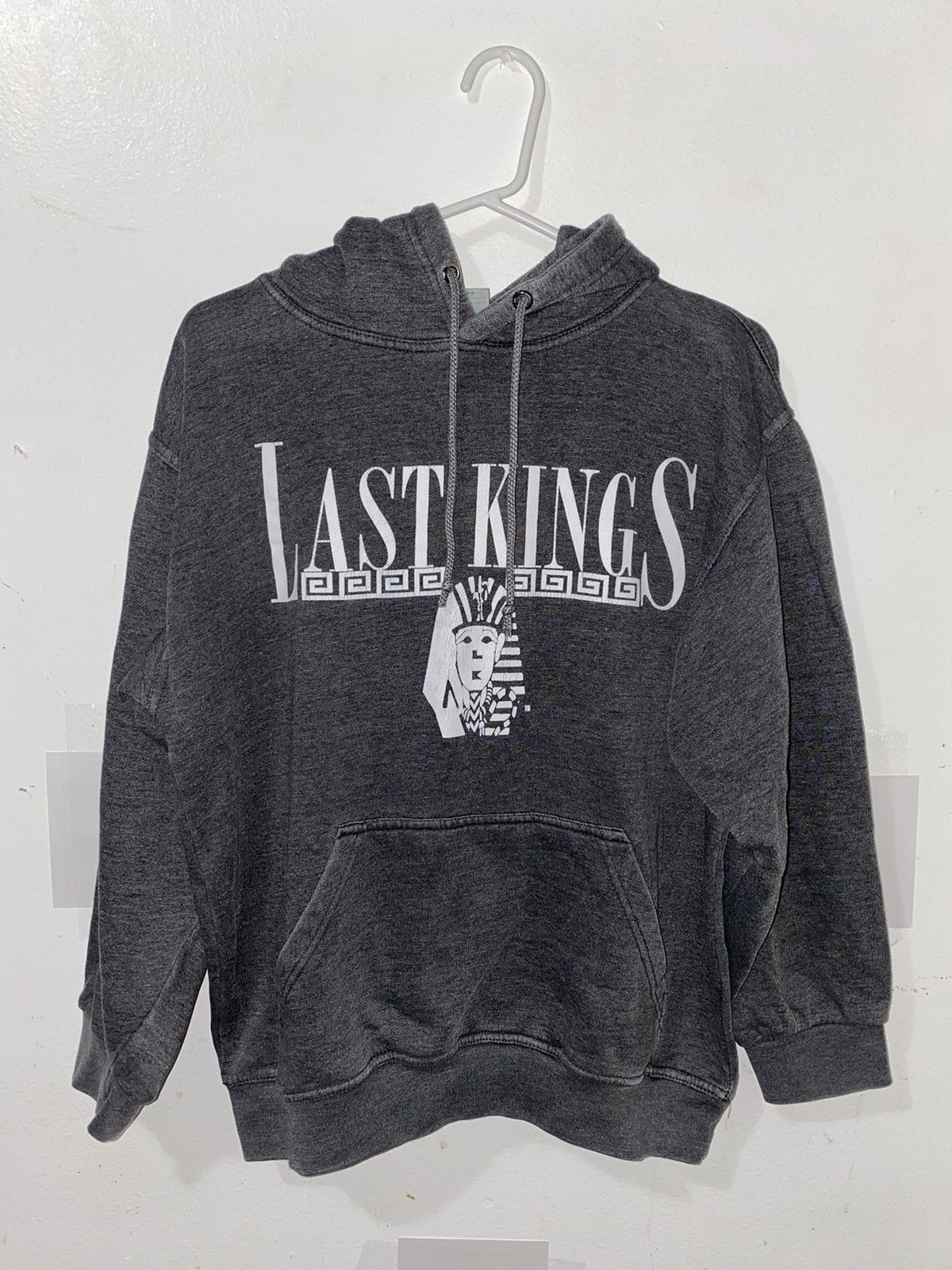 Last Kings Tyga’s Last Kings Washed Black Hoodie with Logo on the front ...