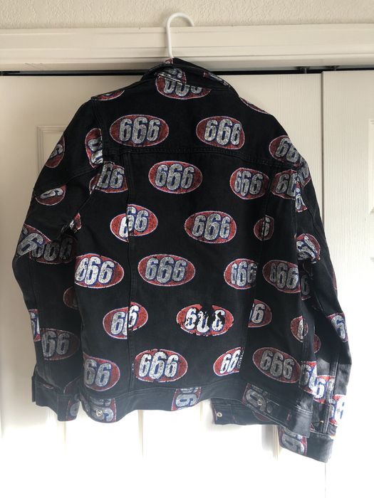 Supreme 666 Denim Trucker Jacket | Grailed