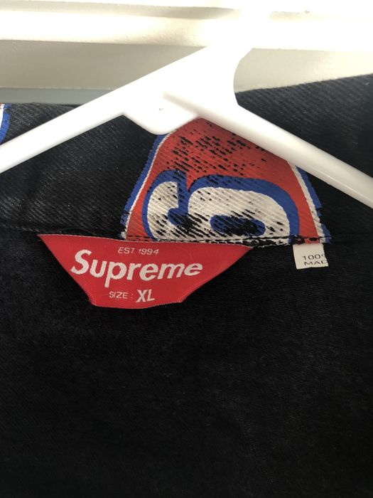 Supreme 666 Denim Trucker Jacket | Grailed
