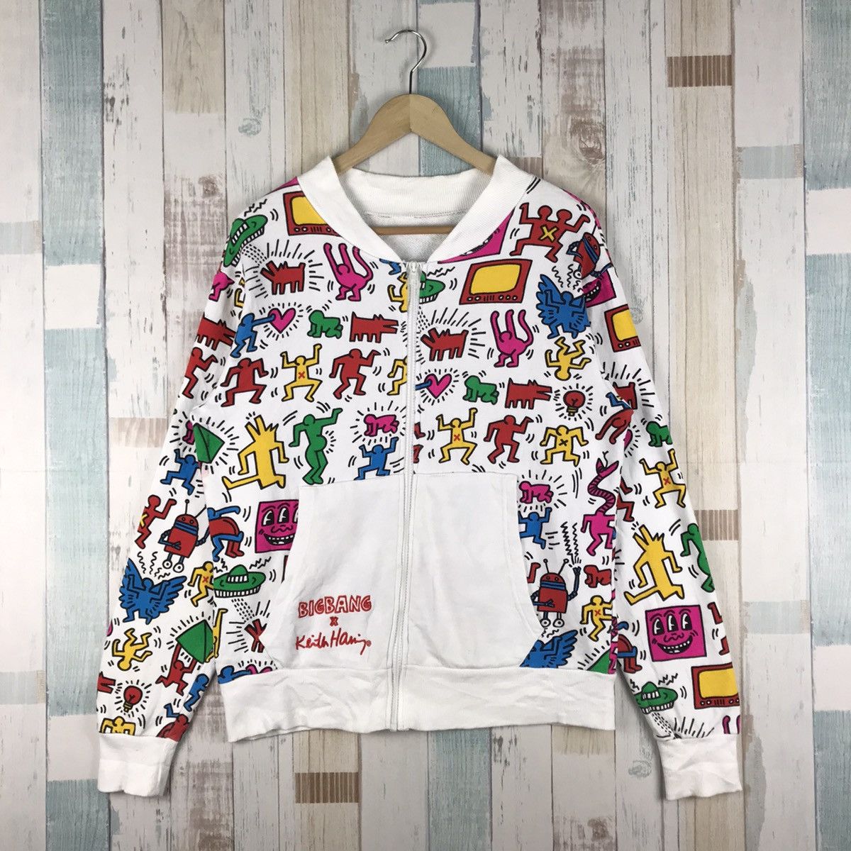 Designer × Keith Haring × Vintage 💥RARE💥VINTAGE KEITH HARING x BIG BANG ...
