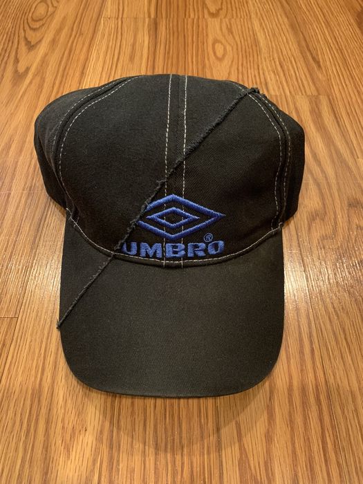 Umbro Vetements x Umbro Hat Black Blue | Grailed