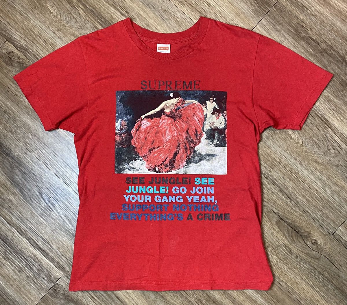 Supreme Supreme See Jungle Dancer Tee | Grailed