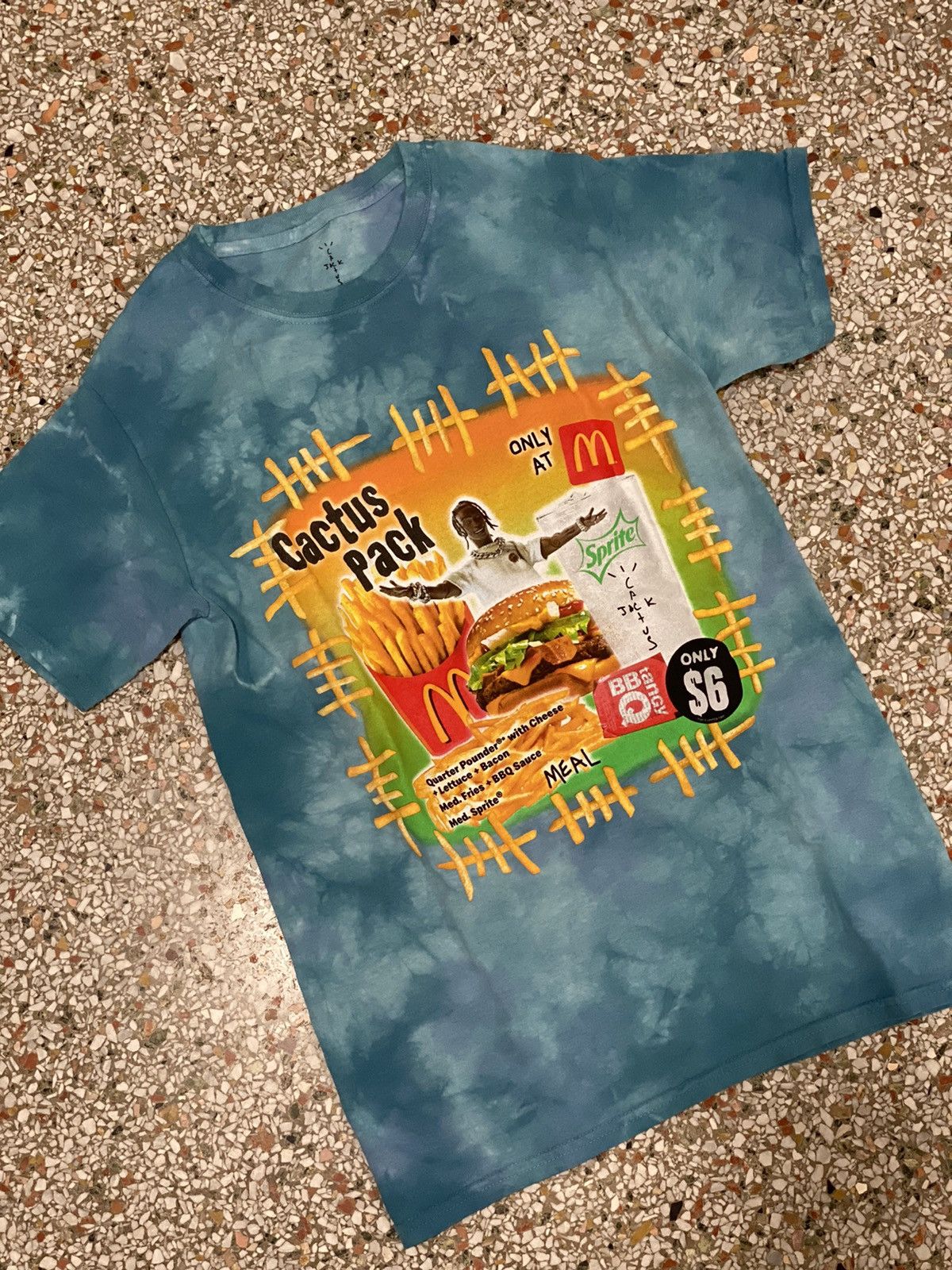 Travis Scott Travis Scott X McDonald’s vintage bootleg tee | Grailed