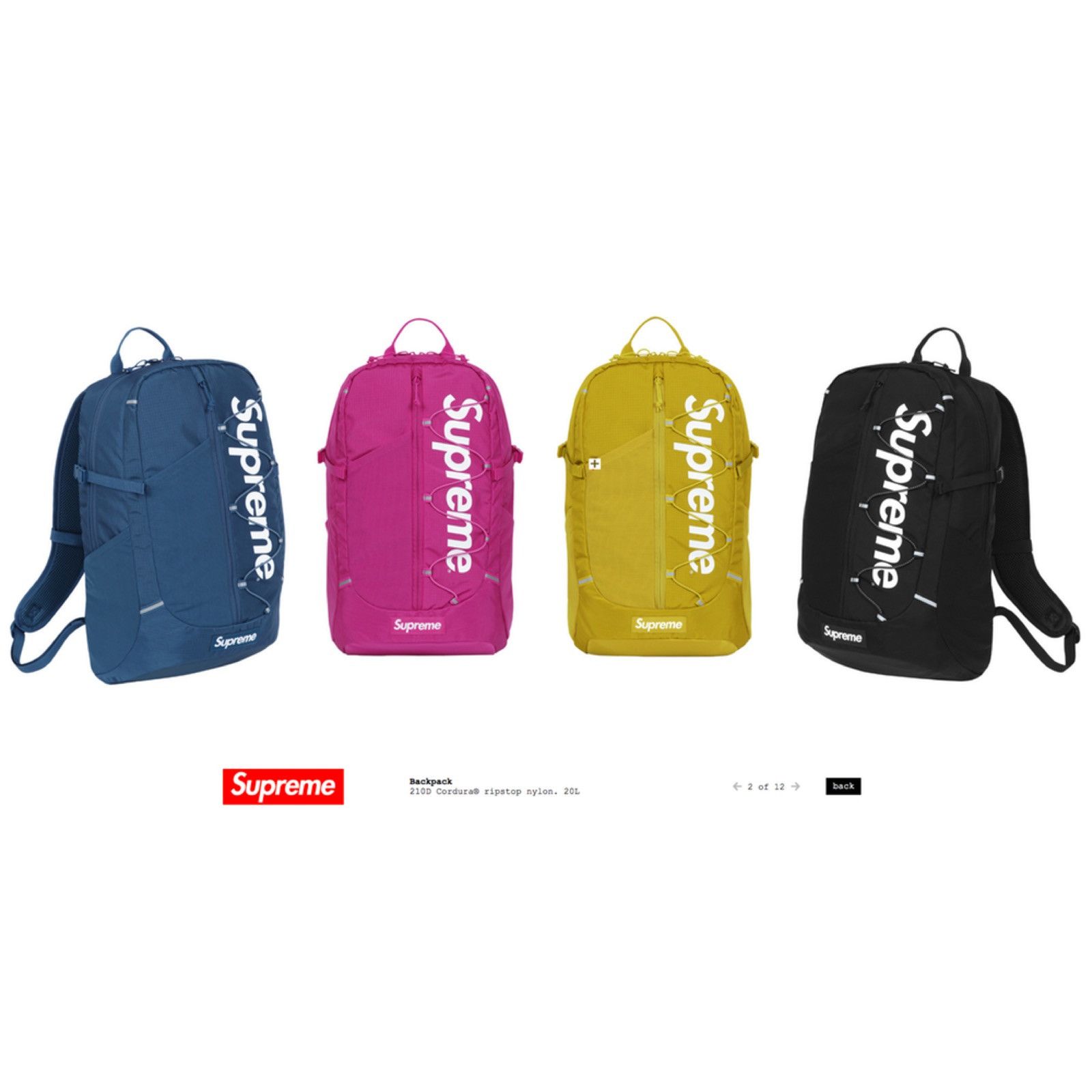 Supreme Supreme Backpack (BLACK, SS17) - | Grailed