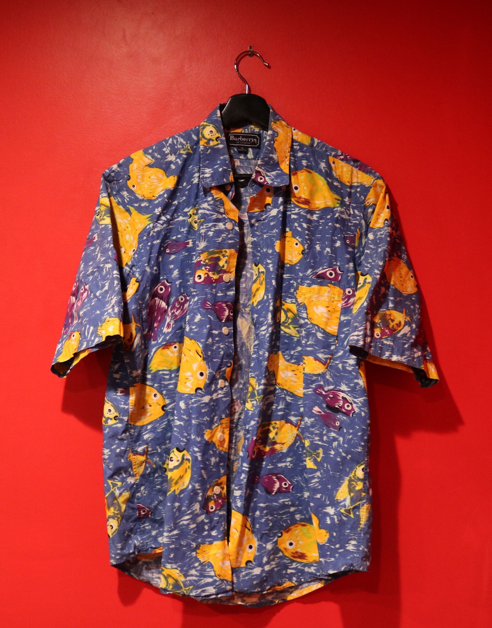 Burberry × Vintage Vintage Burberrys Of London Fish Polo Shirt | Grailed