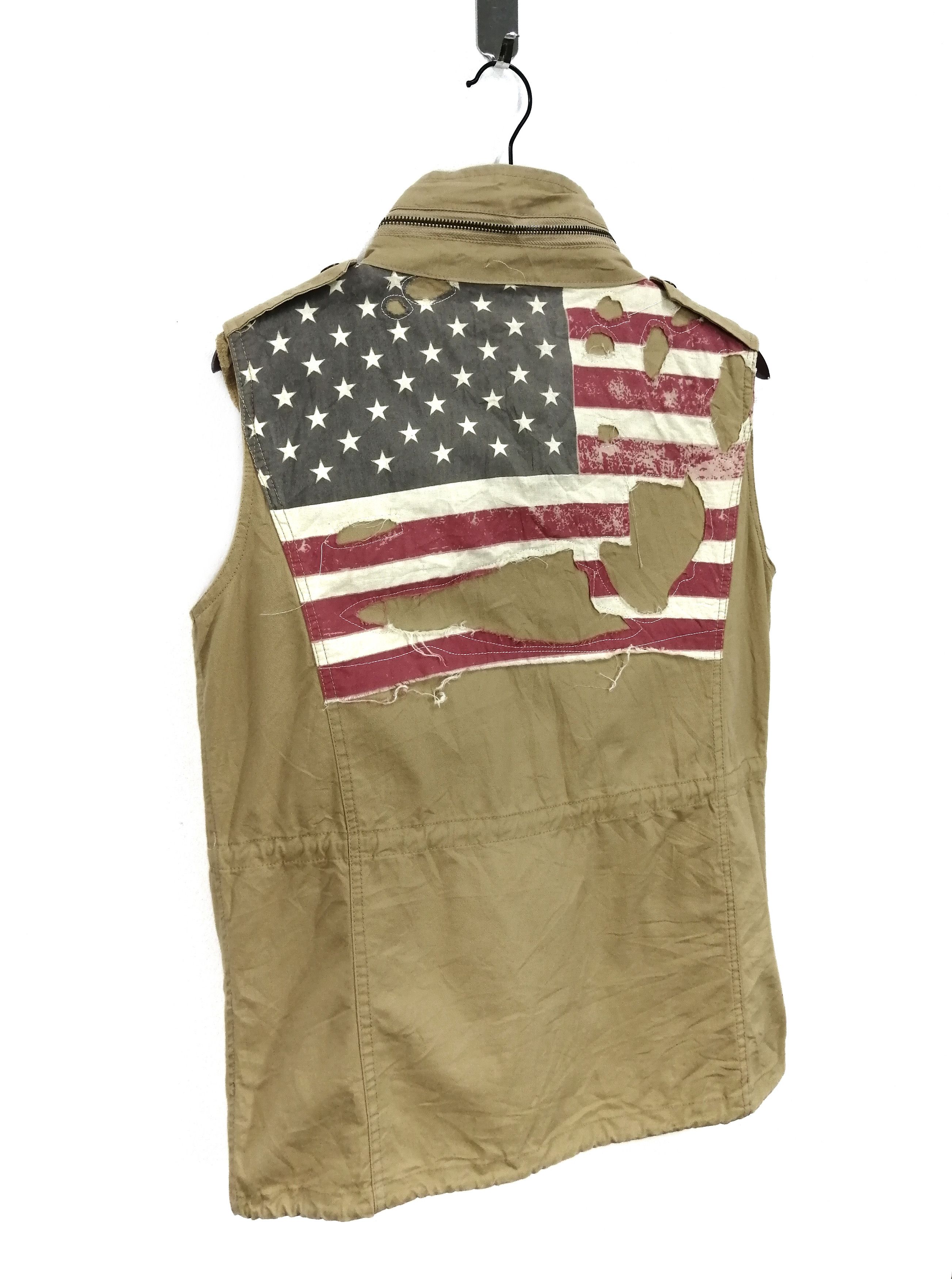Custom × Streetwear × Very Rare Custom Made American Flag M-65 ...