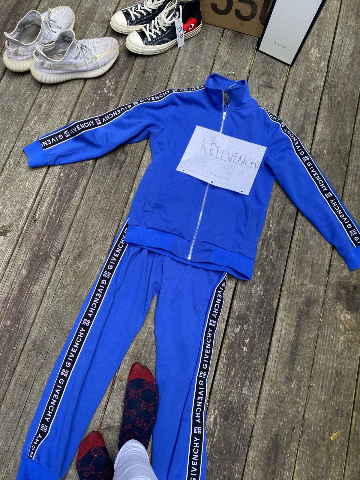 Givenchy Givenchy 4G Tracksuit (blue) | Grailed