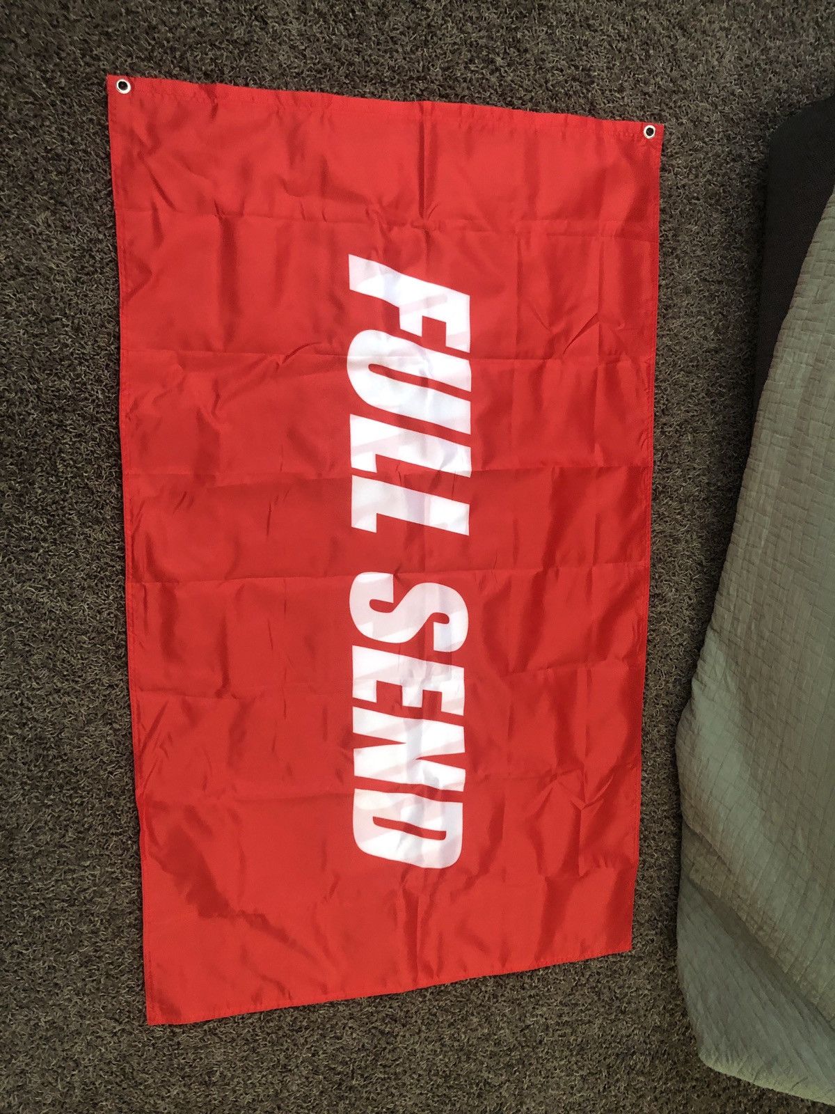 Full Send by Nelk Boys Classic NELK Full Send Flag red | Grailed