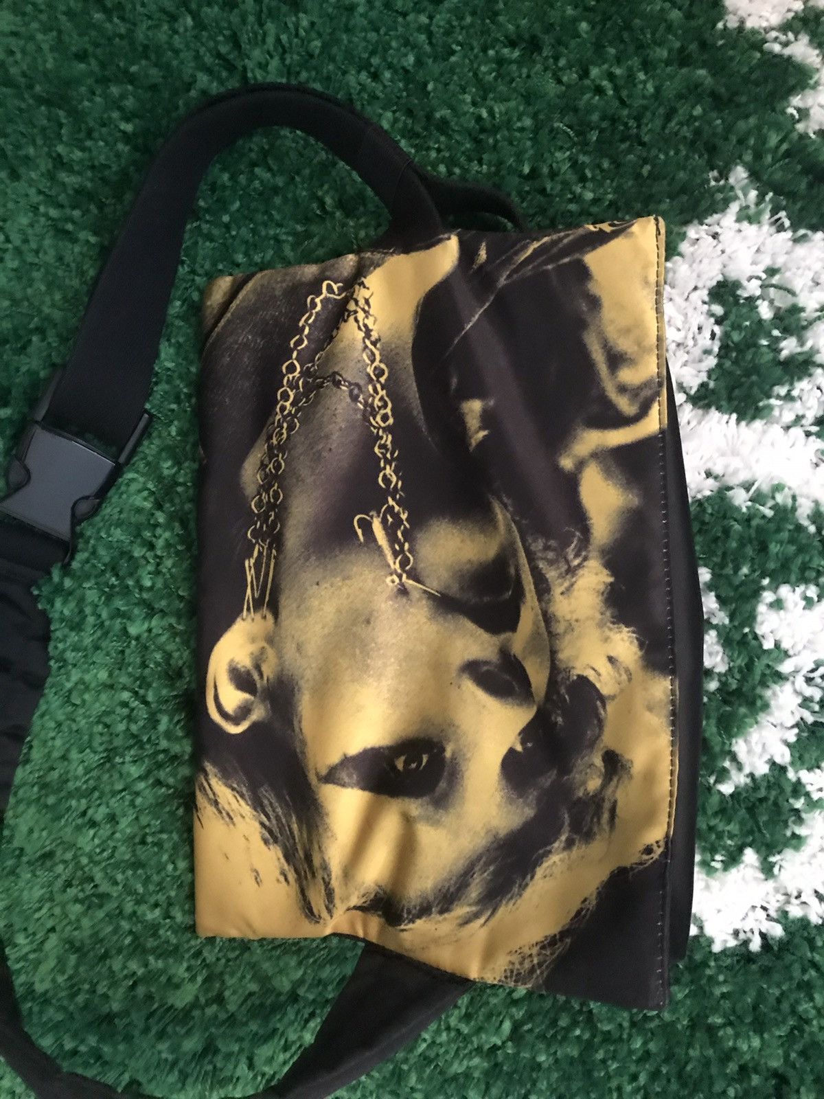 Raf Simons Raf Simons poster waistbag (yellow) | Grailed