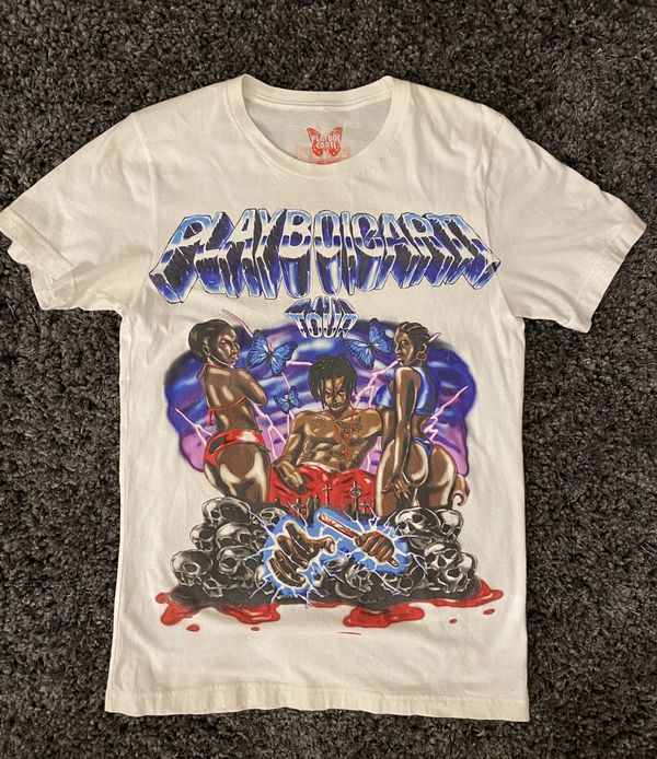 Playboi Carti playboi carti 2017 self titled tour merch | Grailed