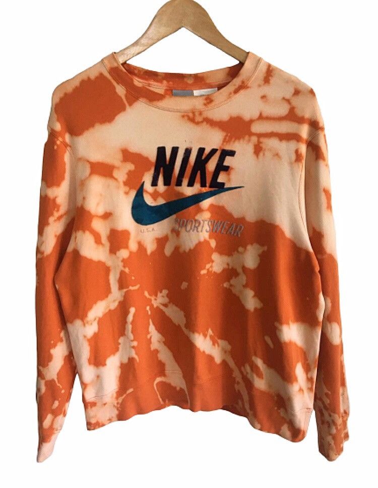 Nike Distressed Nike Custom Oversized Logo | Grailed