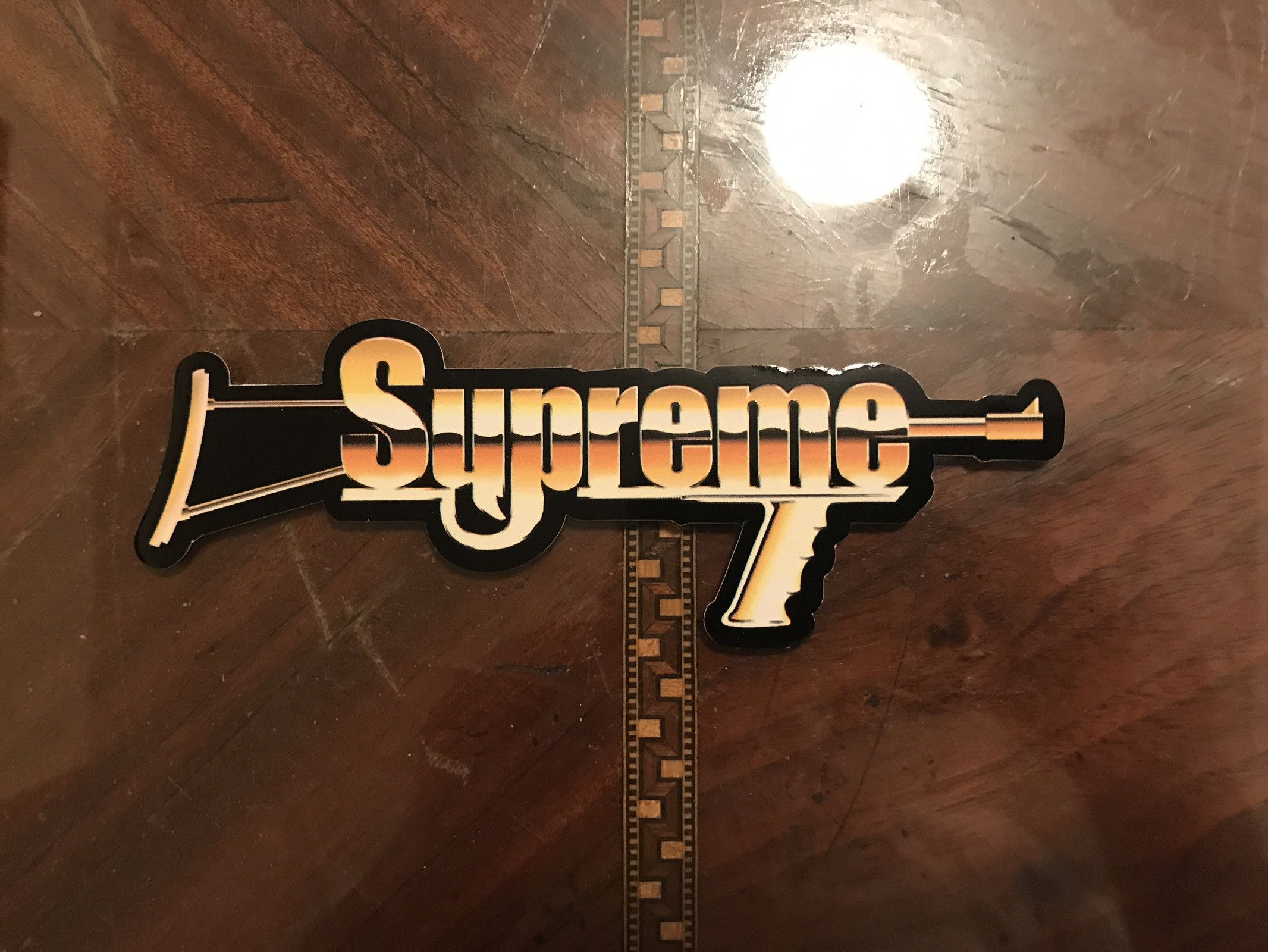 Supreme Supreme SS17 Gun Sticker | Grailed