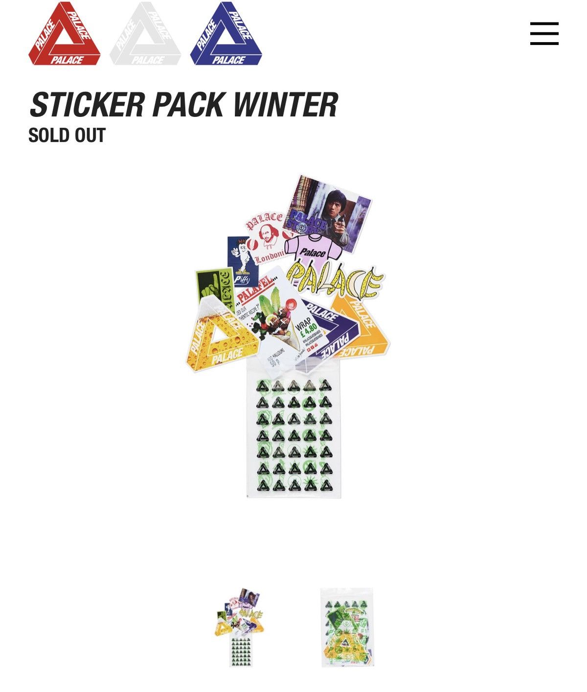 Palace Palace Sticker Pack - Winter 2020 | Grailed