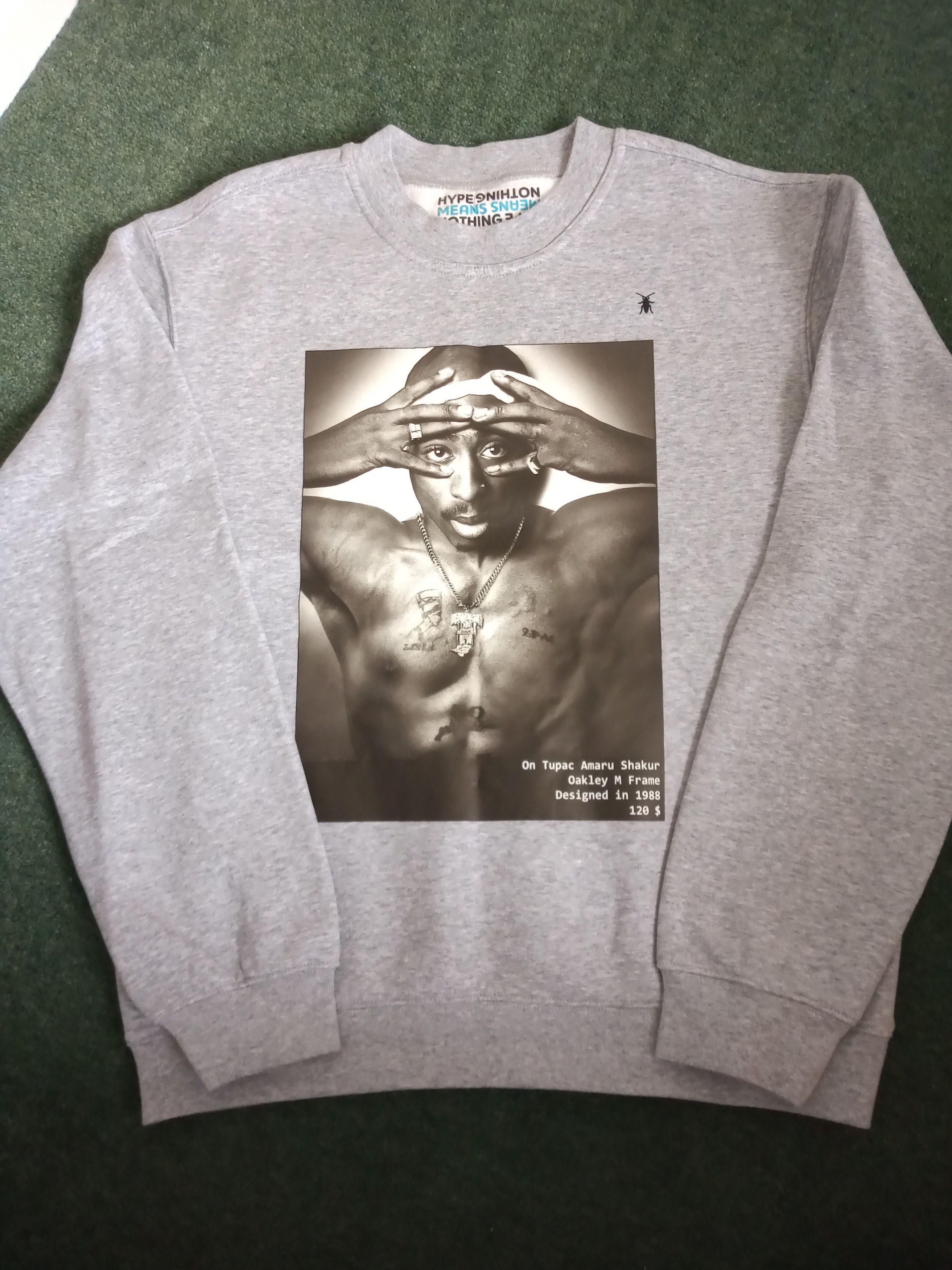 Hype Means Nothing Hype Means Nothing Tupac sweater | Grailed