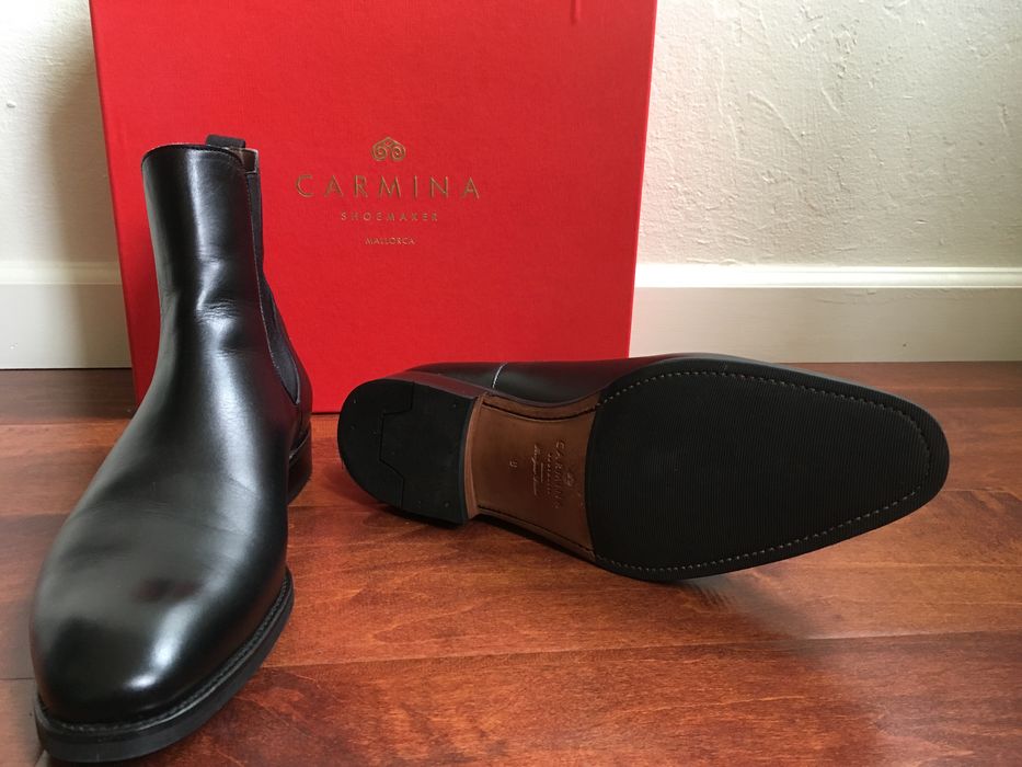Carmina Carmina Black Chelsea Boot | Grailed