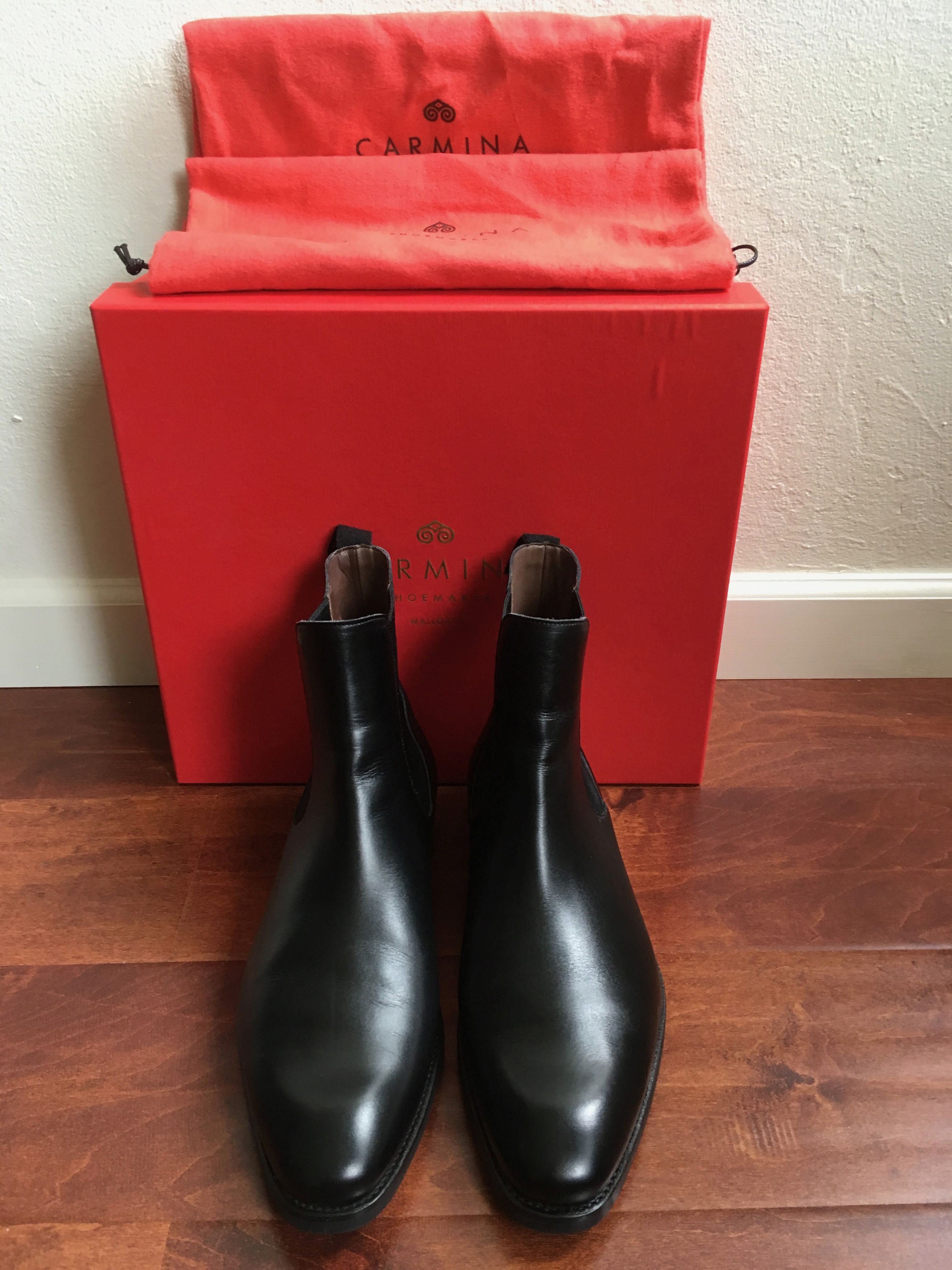 Carmina Carmina Black Chelsea Boot | Grailed