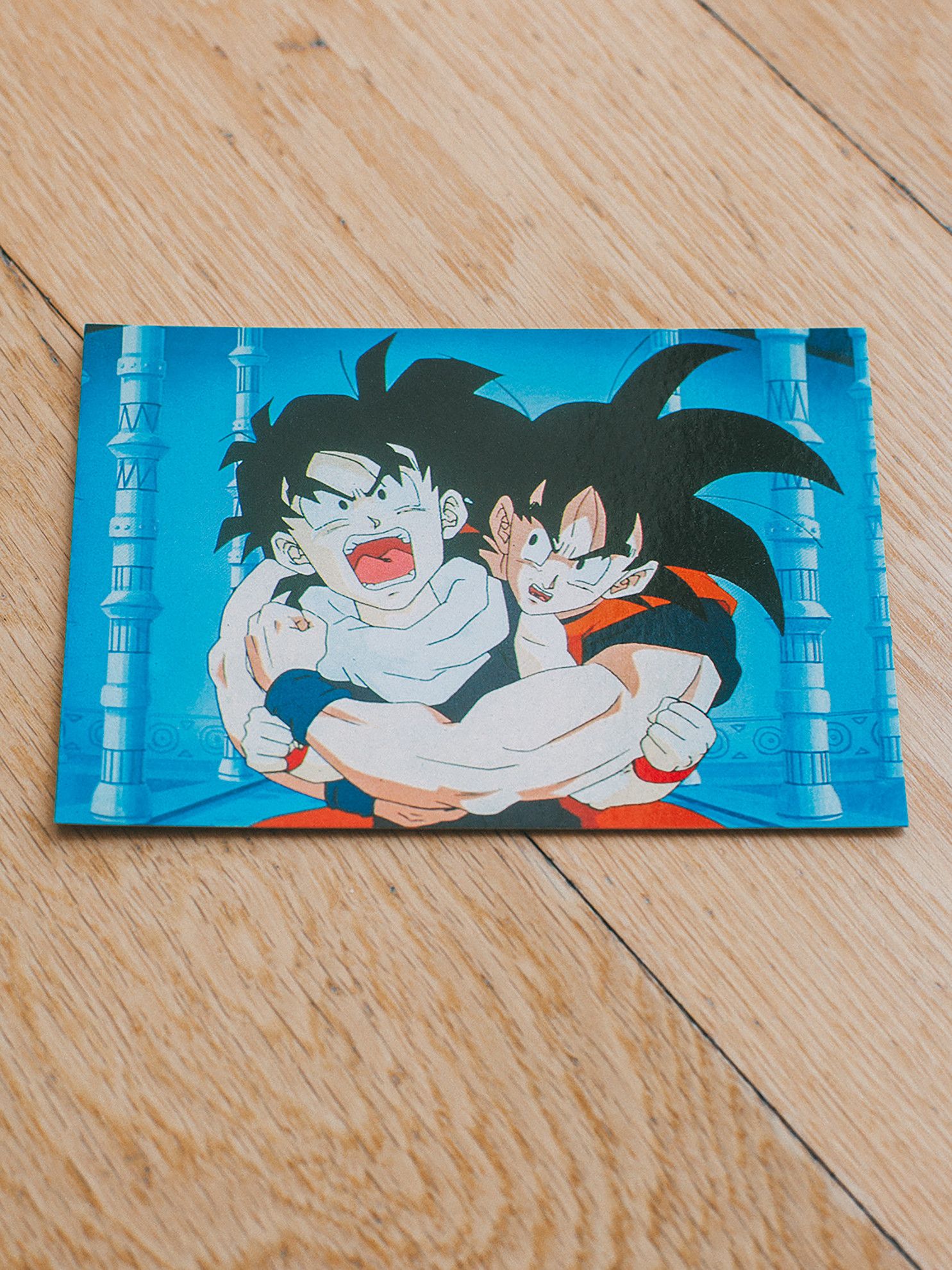 Vintage Dragon Ball Z POSTCARD - Vintage 1989 - Gohan X Son Goku | Grailed