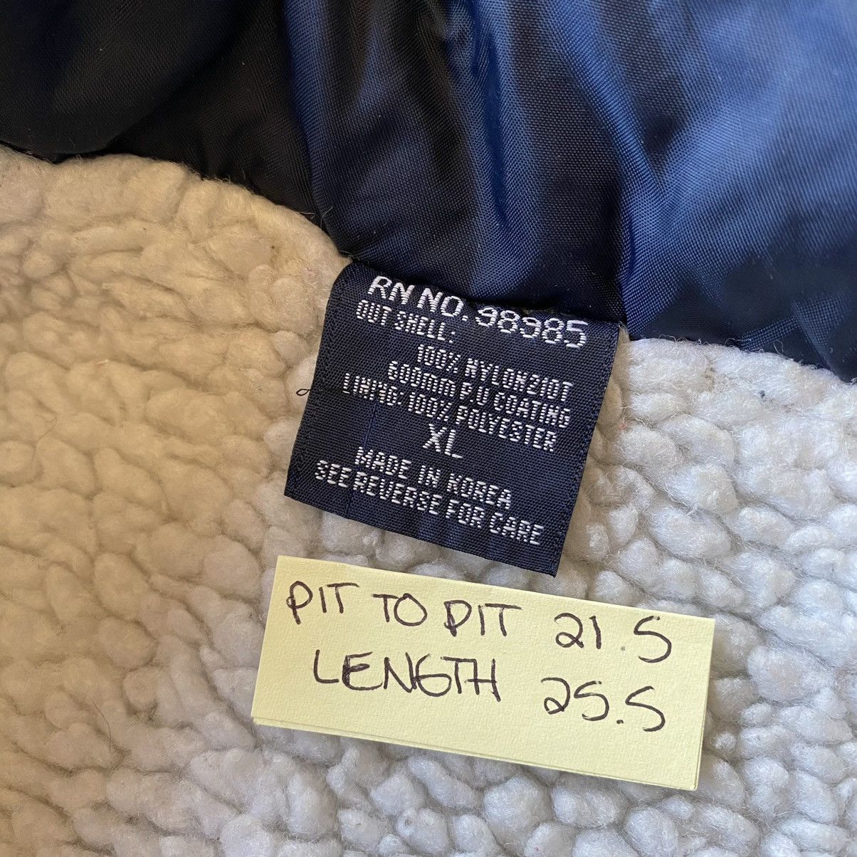Jordan Brand × Nike × Vintage Vintage Air Jordan Deep Pile Sherpa Lined ...