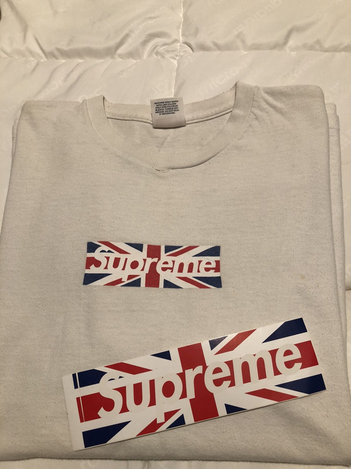 Supreme Union Jack Box Logo Tee | Grailed