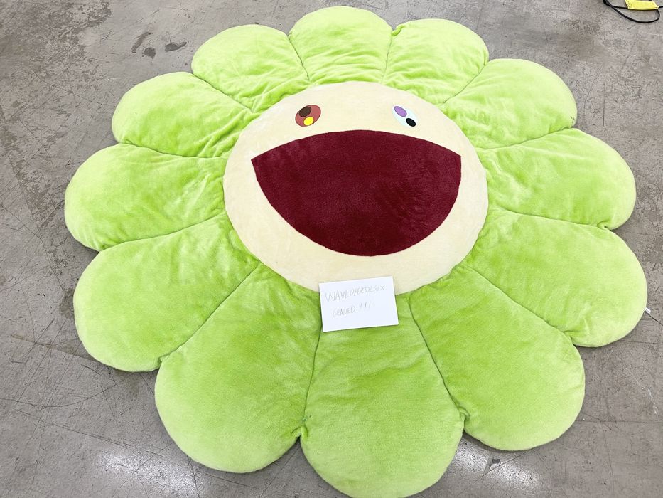 Takashi Murakami Takashi Murakami Flower Pillow Green - 200 CM ...