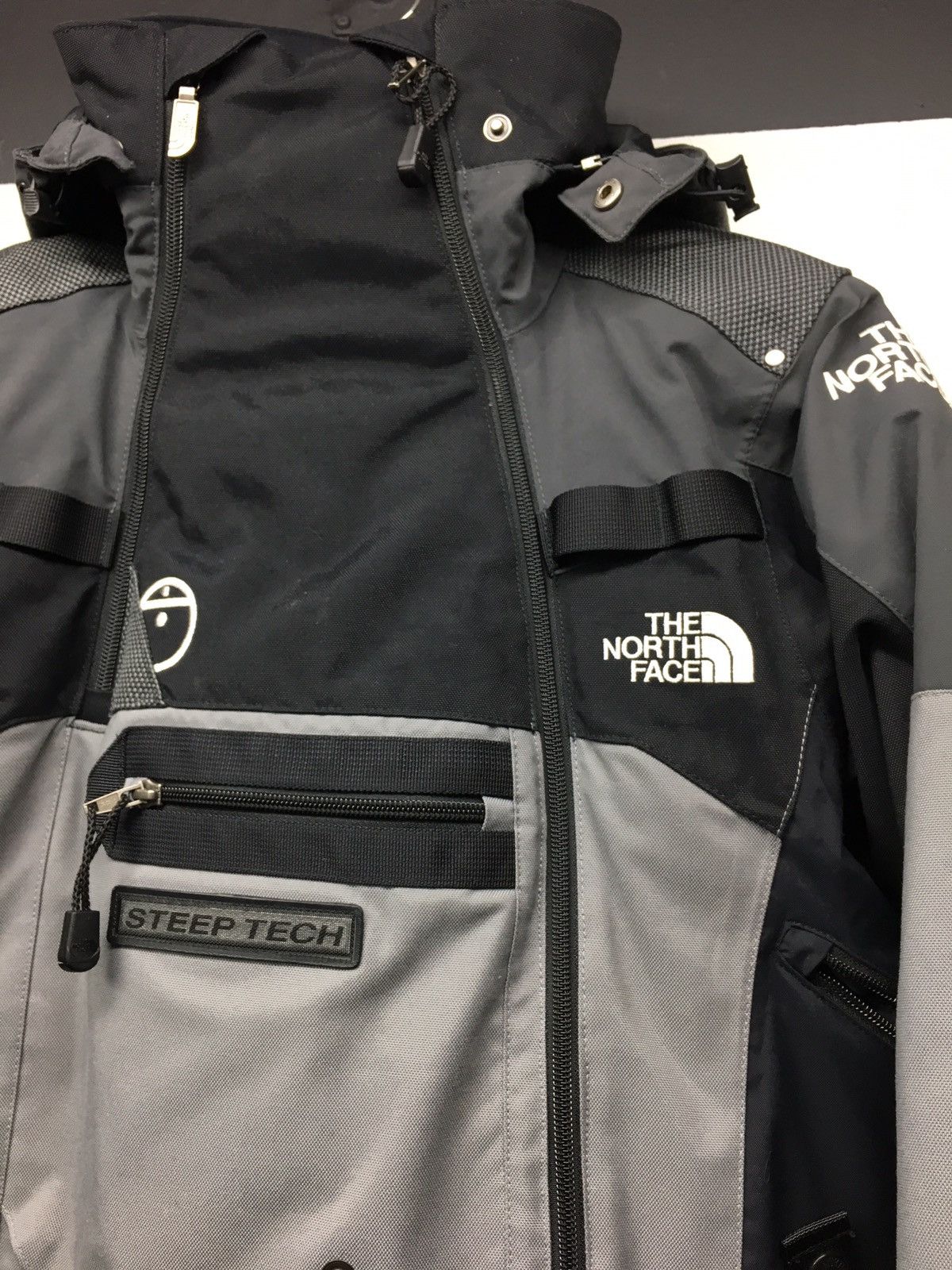 The North Face Steep Tech 550 Black Grey Jacket | Grailed