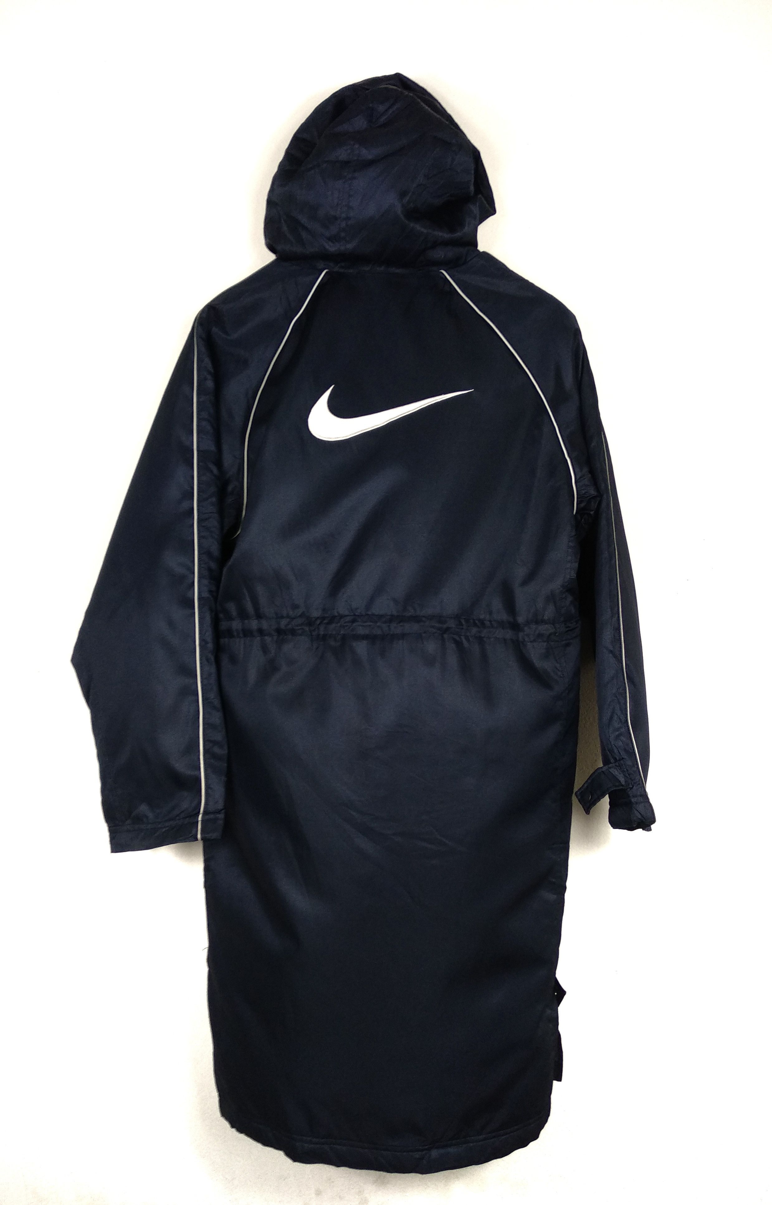 Nike × Vintage Vintage Nike Lining Sherpa Long Jacket | Grailed