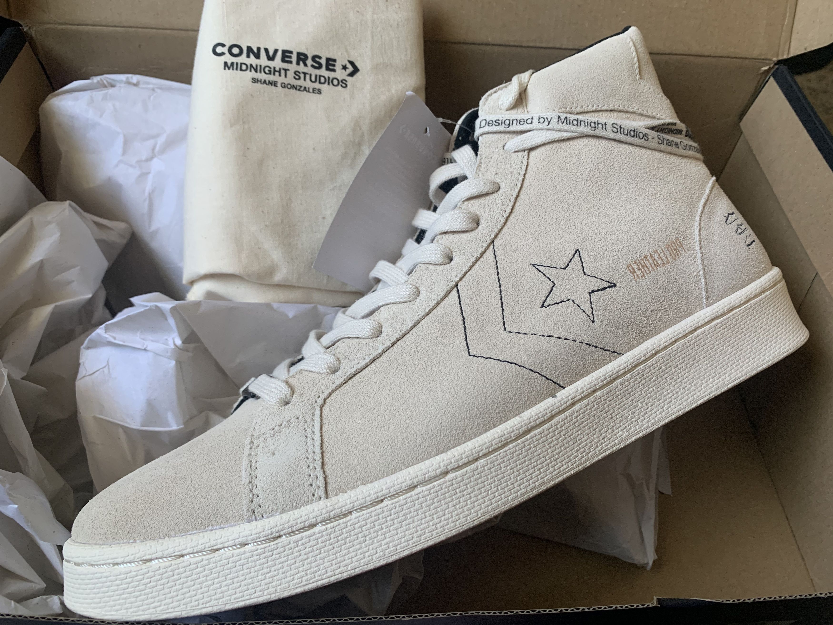 Converse × Midnight Studios Midnight Studios x Converse Pro Leather Sz ...