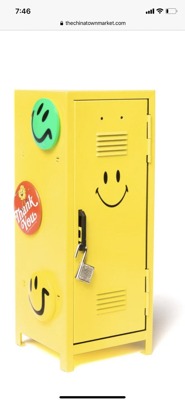 Market Chinatown Market x Smiley Mini Locker | Grailed