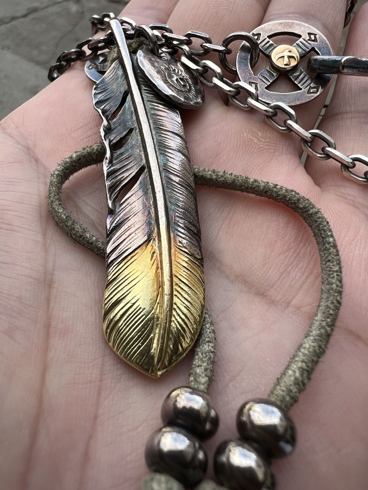 Goros Rare Goro’s Gold Tip Feather Set | Grailed