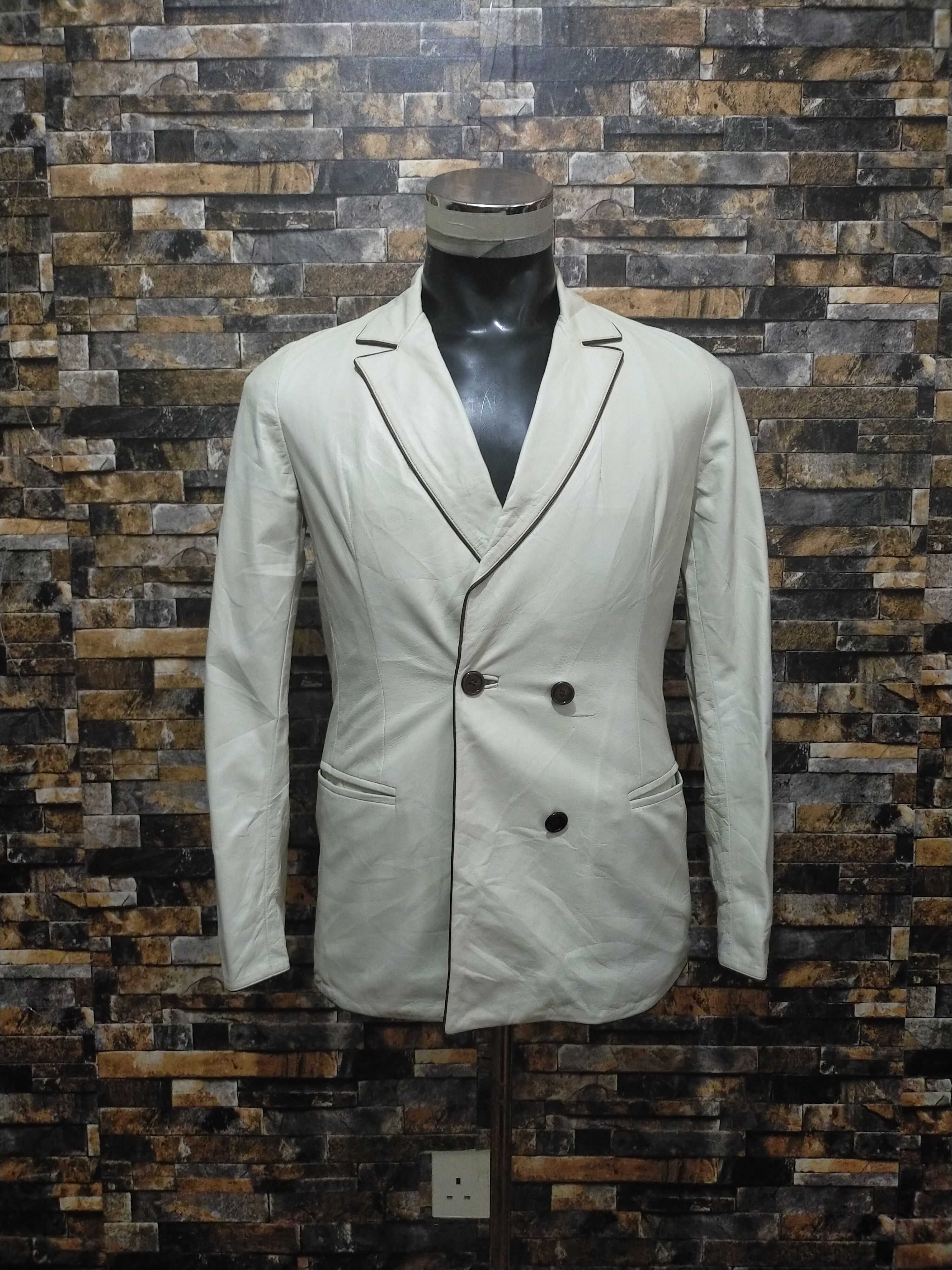 Leather × Zilli zilli LEATHER blazer | Grailed