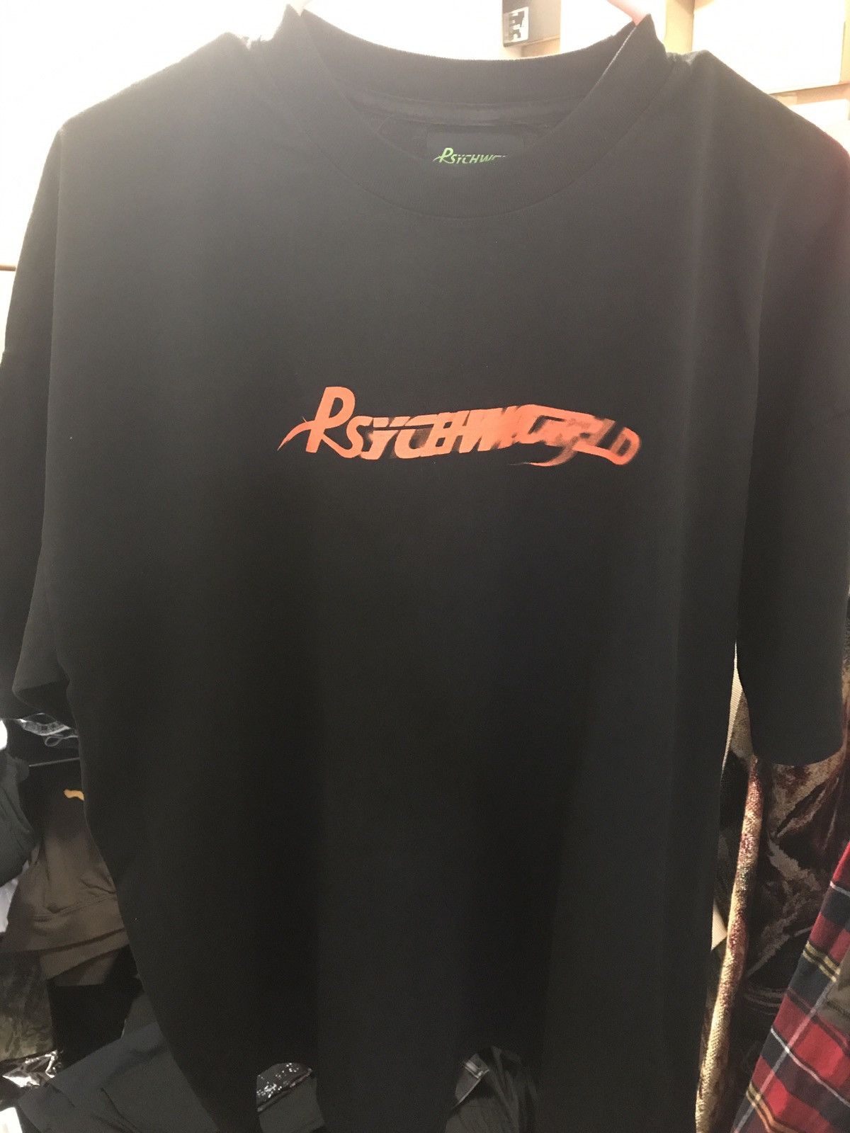 Psychworld Psychworld logo black orange Halloween t shirt size XL | Grailed