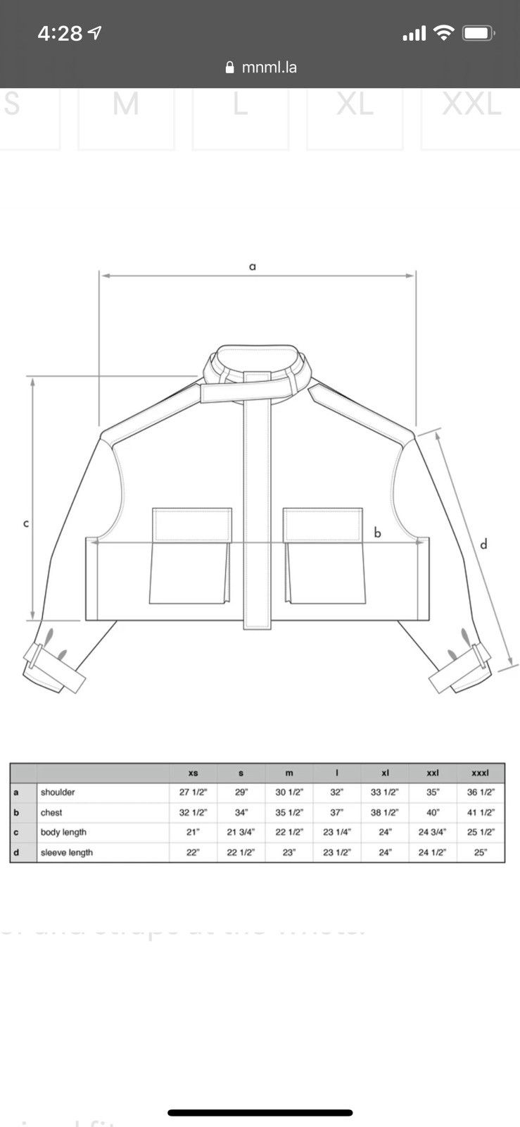 Mnml Cropped M65 Jacket Grailed