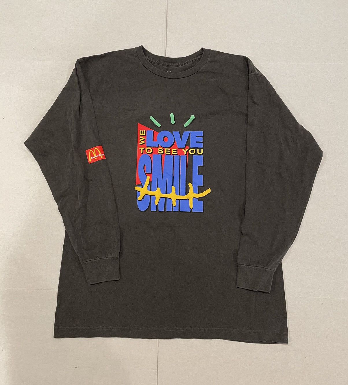 Travis Scott Travis Scott McDonald’s Smile Longsleeve | Grailed