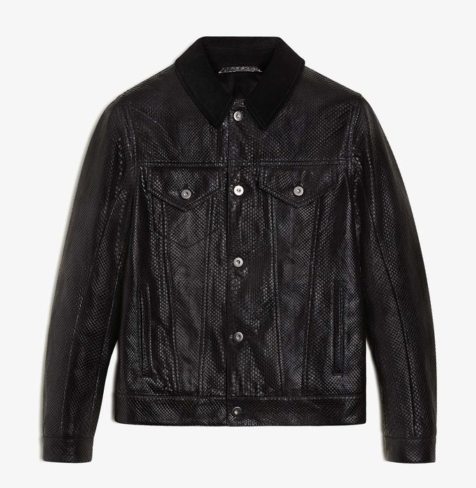 Haider Ackermann Python Trucker Jacket | Grailed