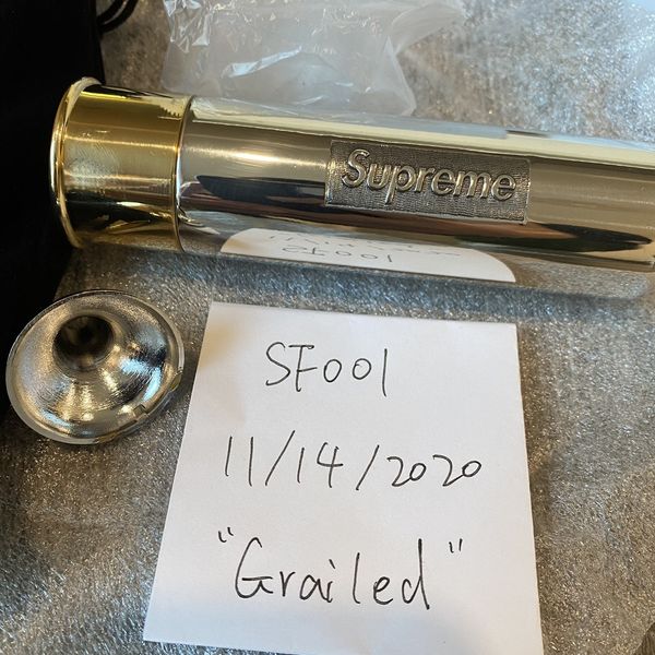 Supreme SS18 Supreme Pewter Shotgun Bullet Cartridge Flask Sliver | Grailed