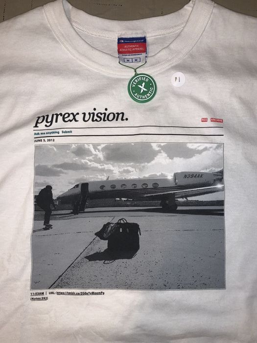 Pyrex Vision Virgil Abloh X MCA Figures Tee White | Grailed